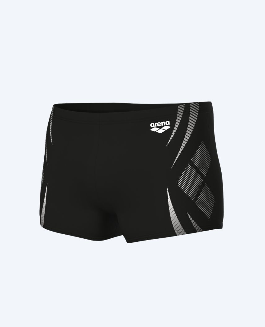Arena trunks for men - Poseidonia - Black/white – Watery.ie