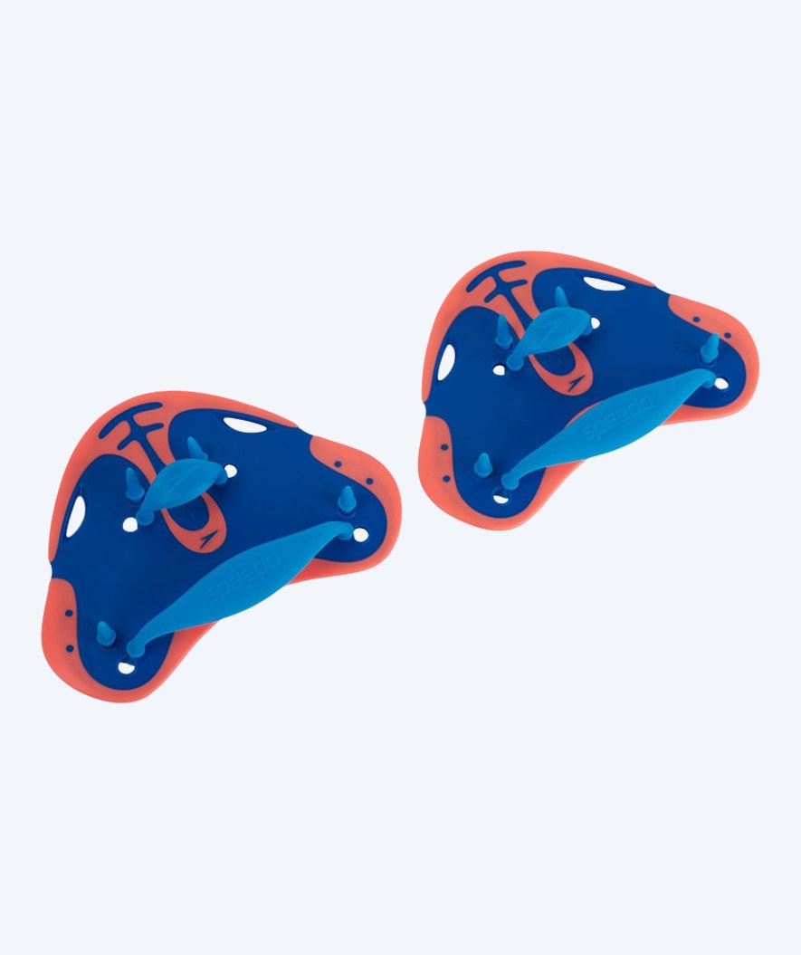 Speedo finger paddles Biofuse Blue orange Watery.ie